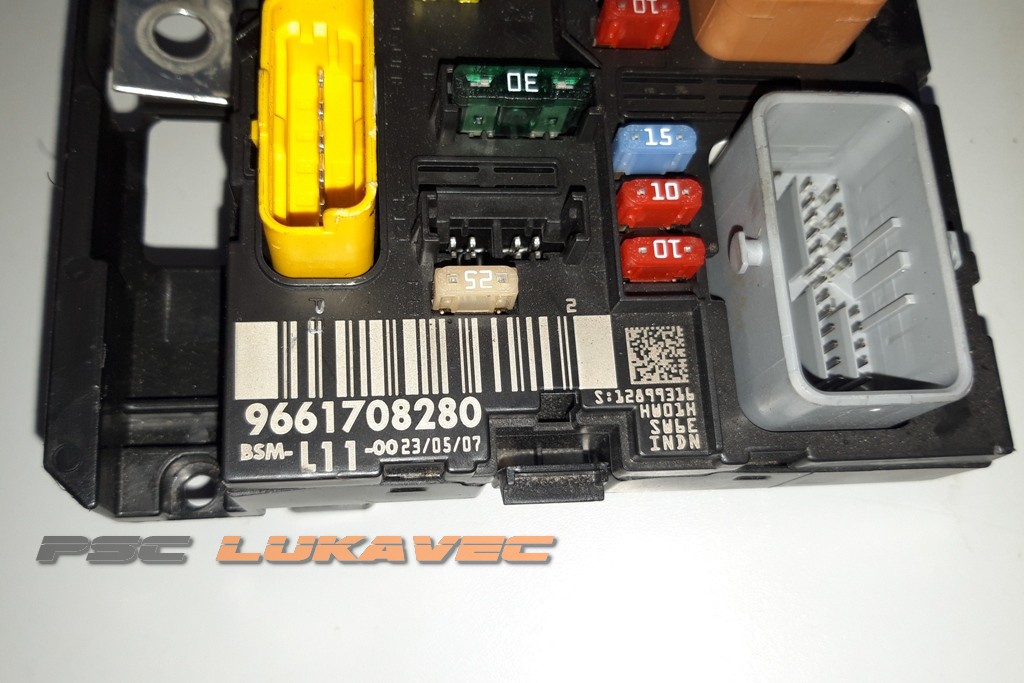 CITROEN KUTIJA OSIGURAČA CITROEN BSM L11-00 9661708280 - PSC Lukavec ...