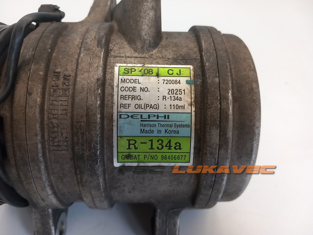 DAEWOO MATIZ KOMPRESOR KLIME 1.0 96406677 - PSC Lukavec - autodijelovi